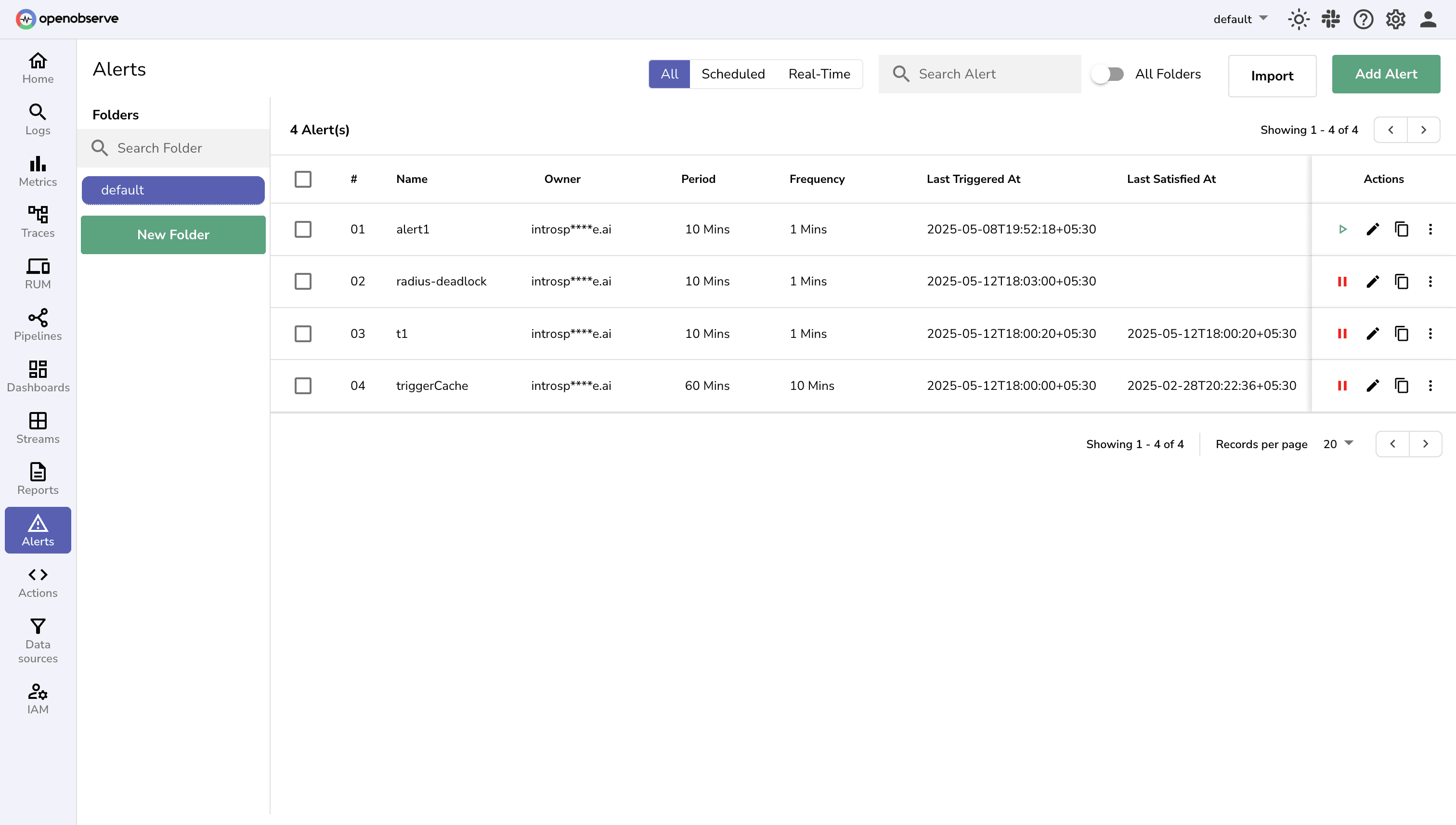 OpenObserve Alerts | Real-Time Monitoring & Notifications