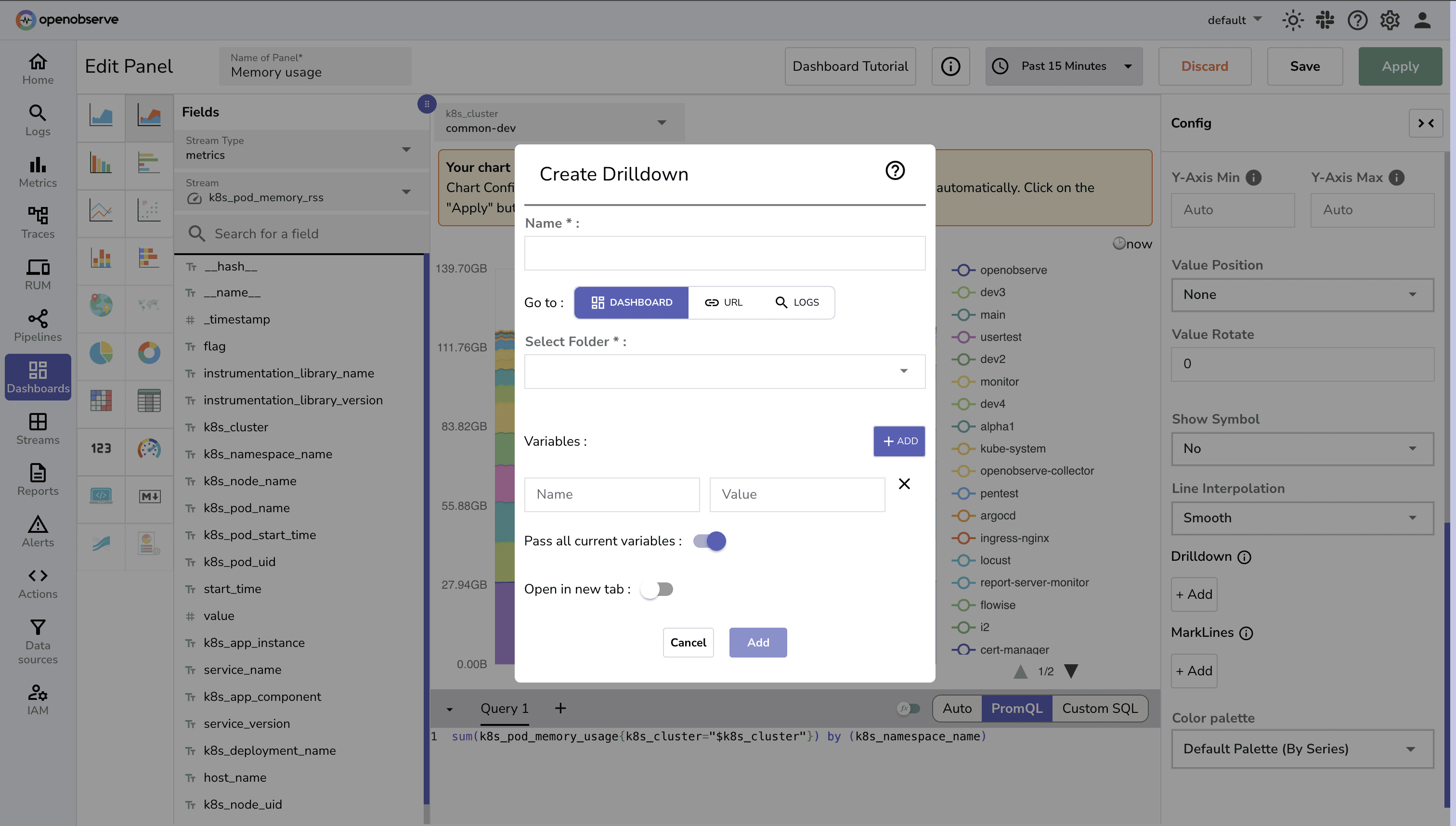 OpenObserve Dashboards | Real-Time Data Visualization Platform