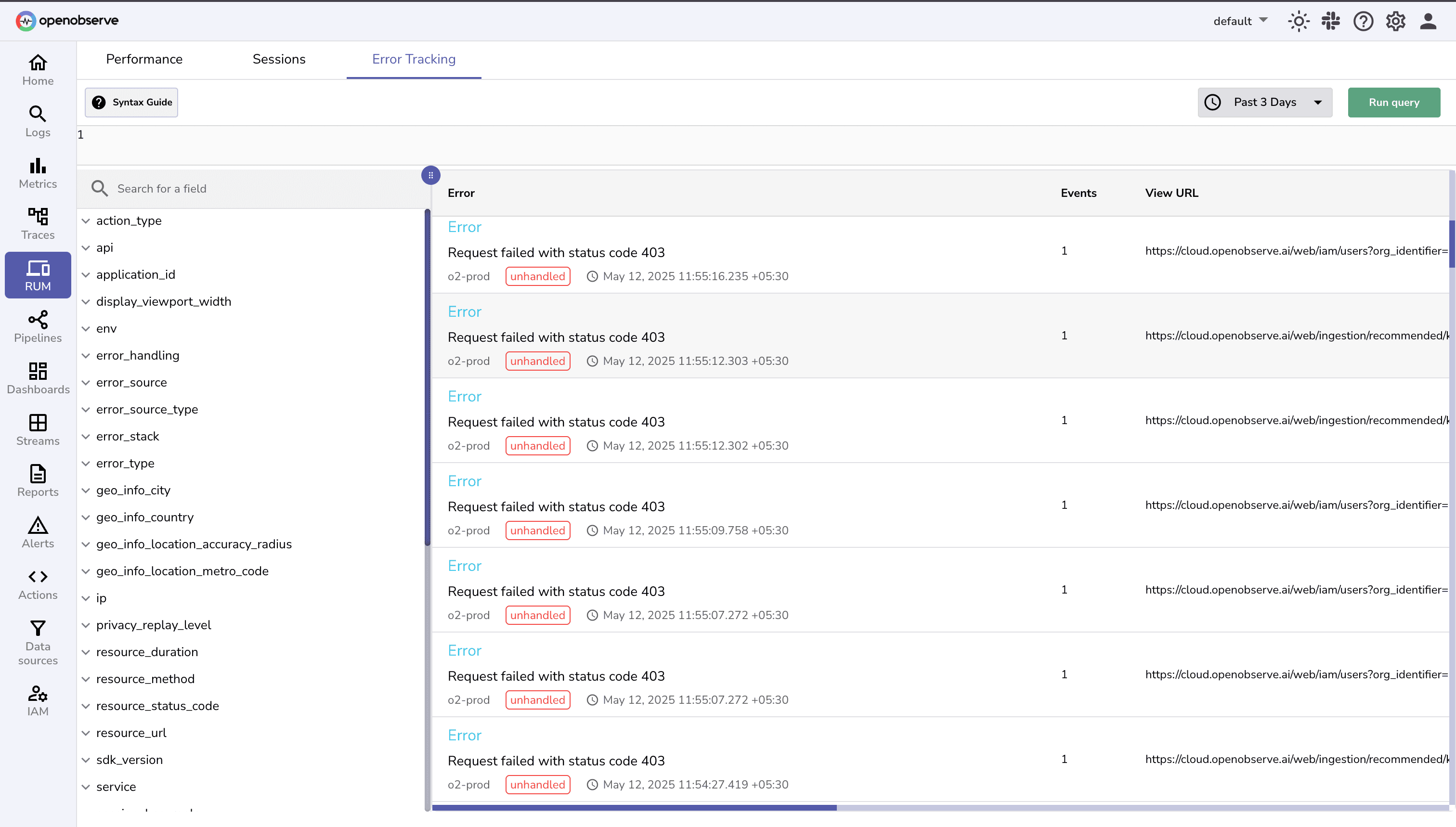 OpenObserve RUM | Real User Monitoring & Frontend Performance