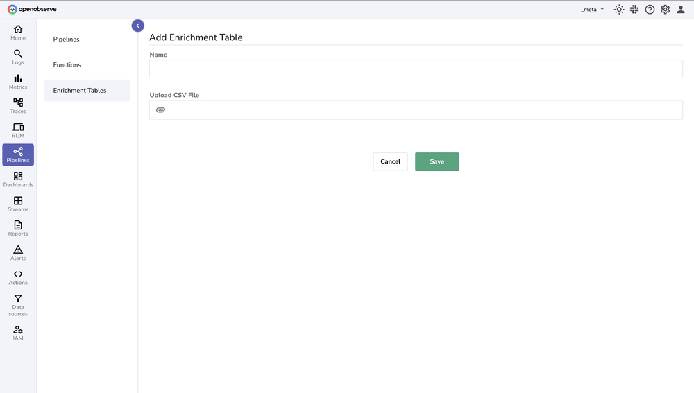 OpenObserve Pipelines | Real-Time Data Processing & Enrichment