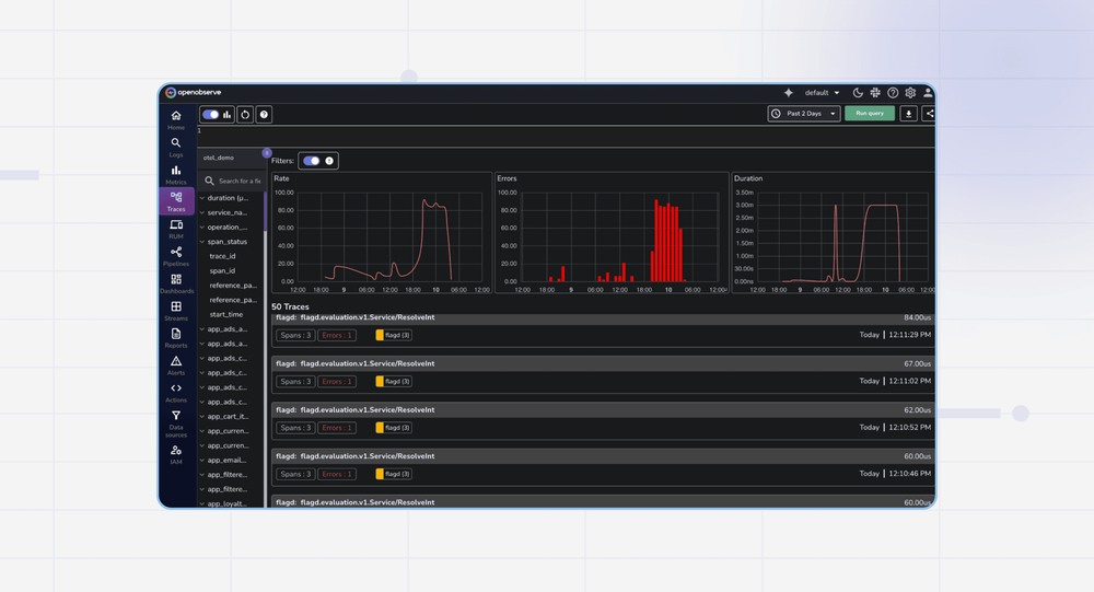 OpenTelemetry Astronomy Shop Demo App with OpenObserve Integration